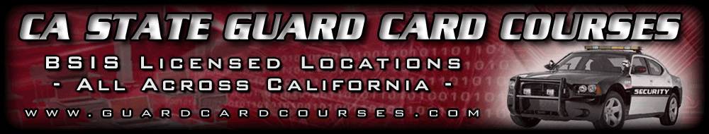 GuardCardCourses.com - Online Security Guard Trainig Portal (20 ...